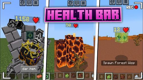 Health Bar Add On 1 20 Minecraft Pe Mods And Addons