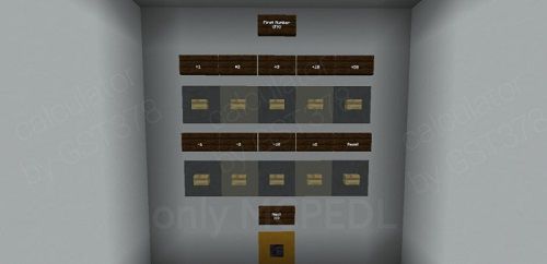 Calculator (Command Block) Map | Maps for Minecraft PE
