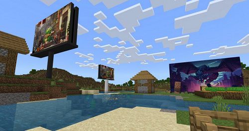 Billboards Add-on 1.20+ | Minecraft PE Mods and Addons