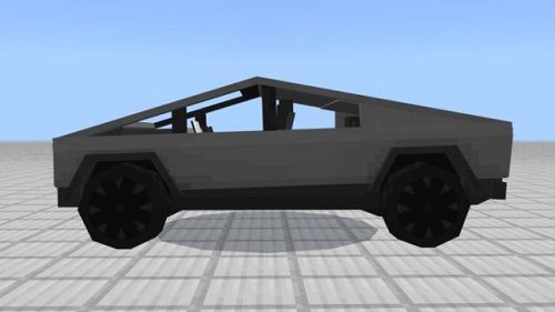 Download Tesla Cybertruck Mod for Minecraft PE